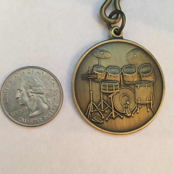 AIM PGH PA | Accessories | 986 Aim Pgh Pa Drum Set Brass Keychain ...